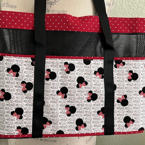 Minnie Mouse Tote - Etsy