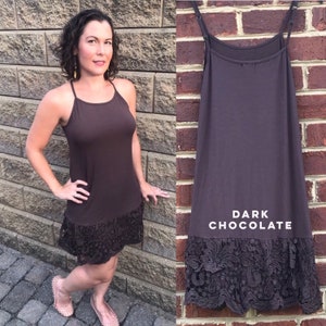 Lace Dress Extender Slip Extenders White Lace Extender Convertible ...