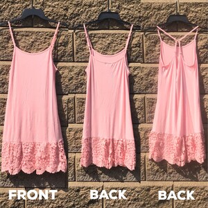 Lace Dress Extender Slip Extenders White Lace Extender Convertible ...