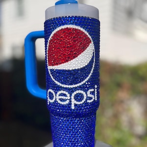Ready to Ship Full Bling 30 Oz Pepsi Stanley Pepsi Lover Christmas - Etsy
