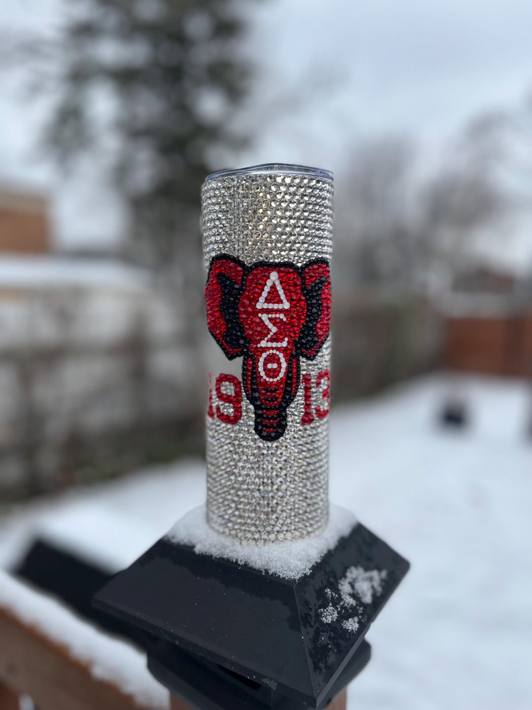 Delta Sigma Theta Sorority Bling Tumbler | 20oz or 30oz Rhinestone Cup ...