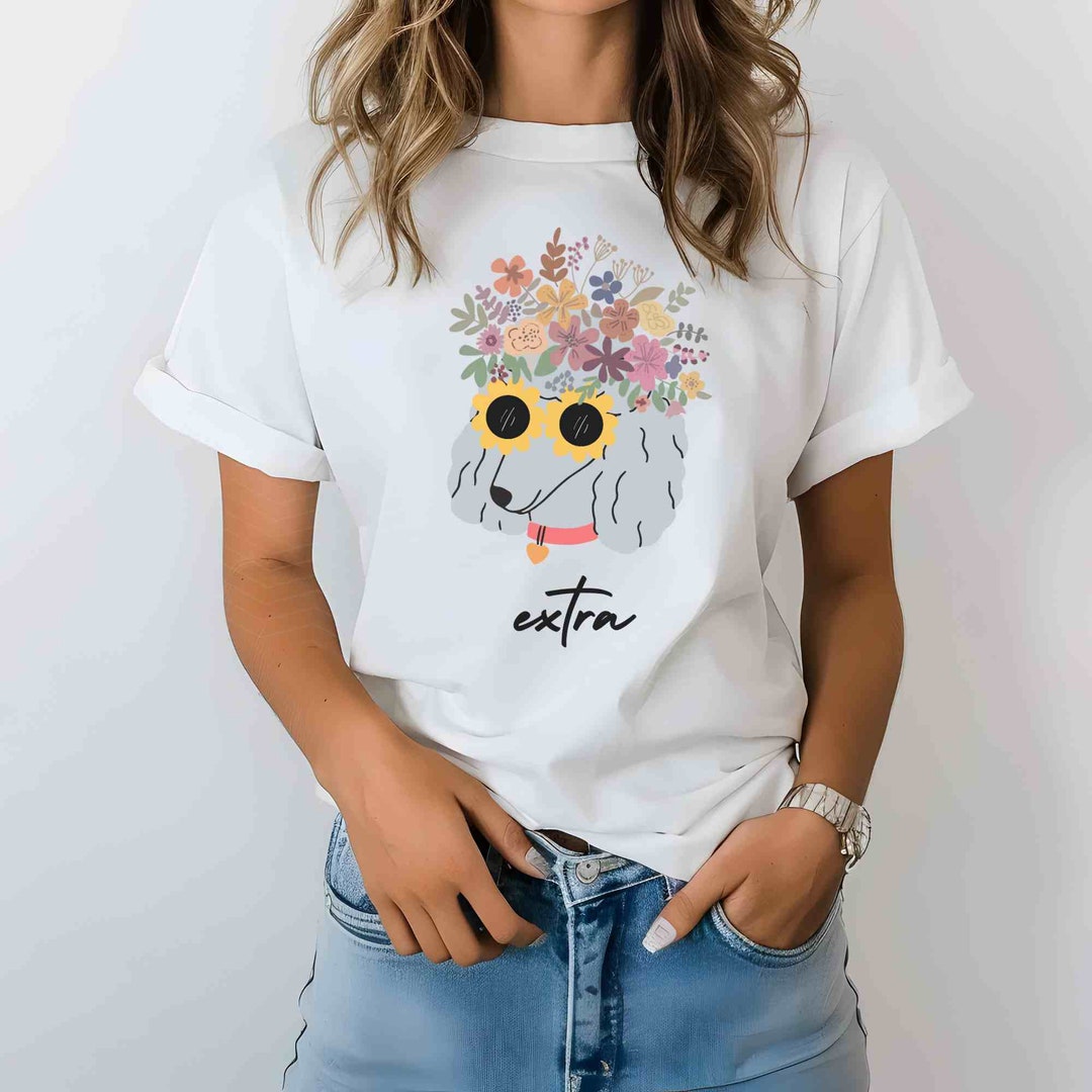 Funny Gen-z Extra Slang Cute Dog Adult T-shirt - Etsy