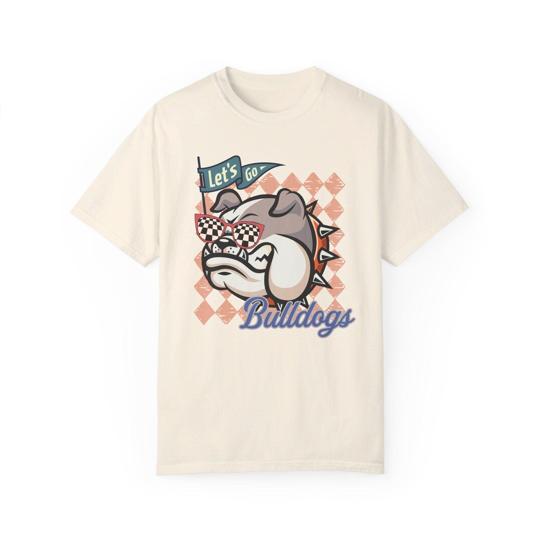 Let's Go Bulldogs Pennant School Spirit Shirt Teacher Shirt - Etsy