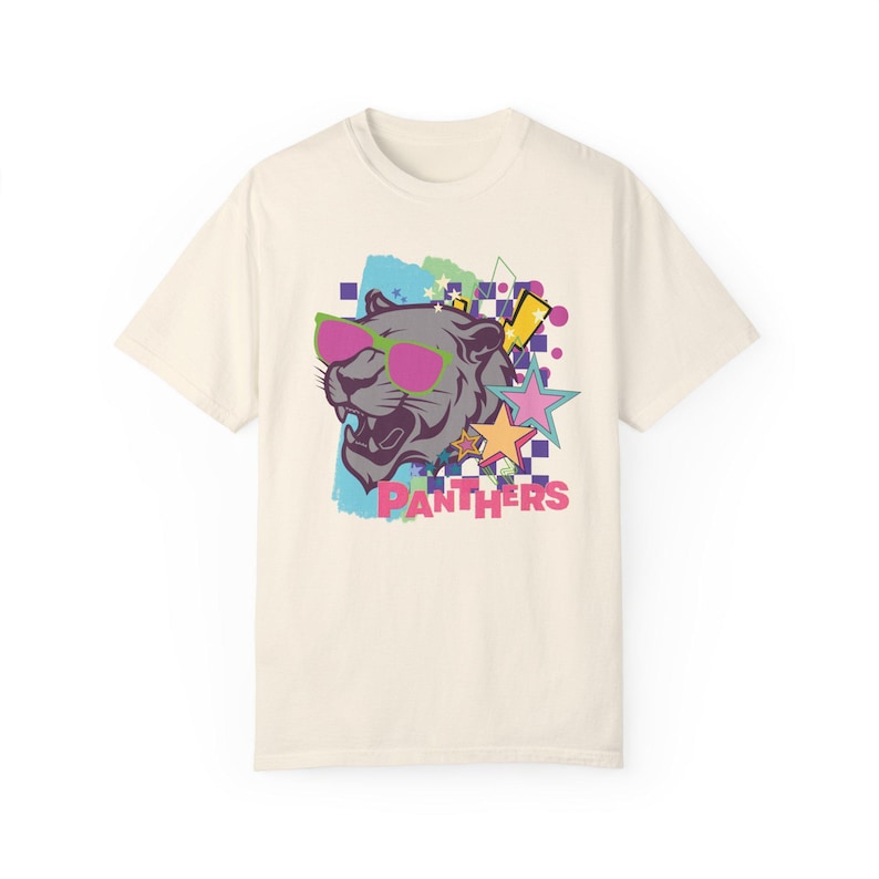 Panther Mascot 80s Rock School Spirit Shirt Teacher Shirt - Etsy