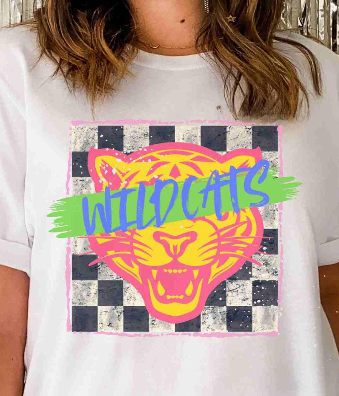 Wildcat Mascot Elementary School Spirit Shirt Teacher Shirt - Etsy