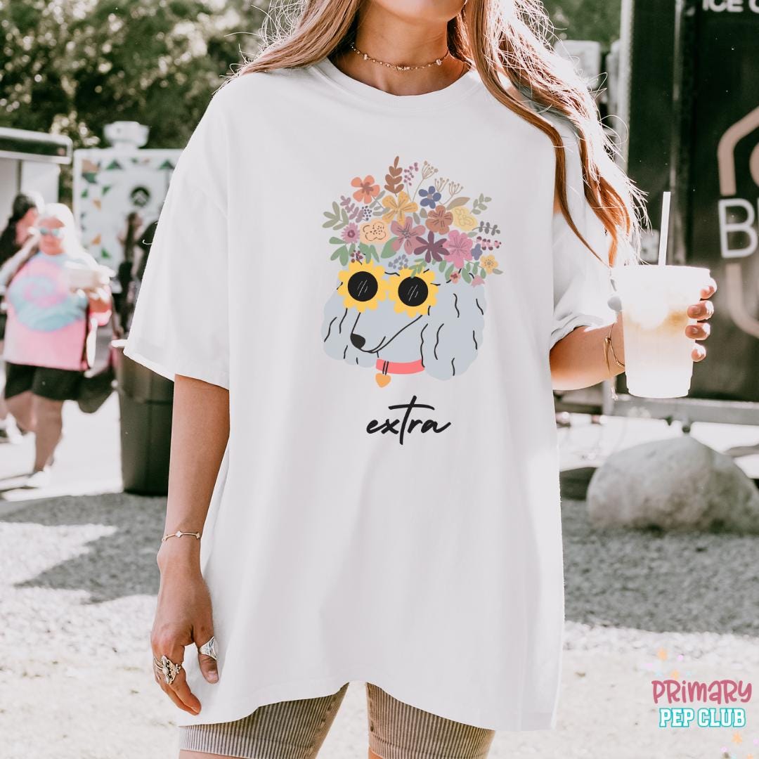 Funny Gen-z Extra Slang Cute Dog Adult T-shirt - Etsy