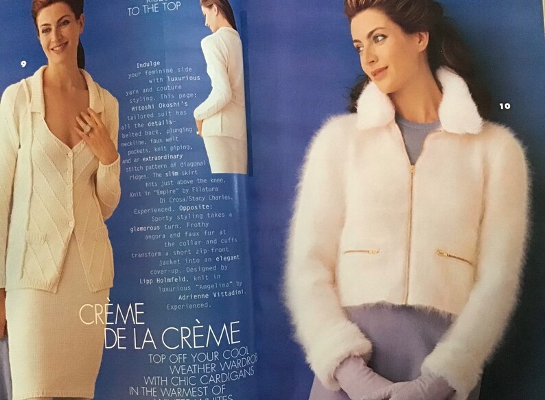 Vogue Knitting International Magazine Pattern Winter 1997/98 - 35 ...