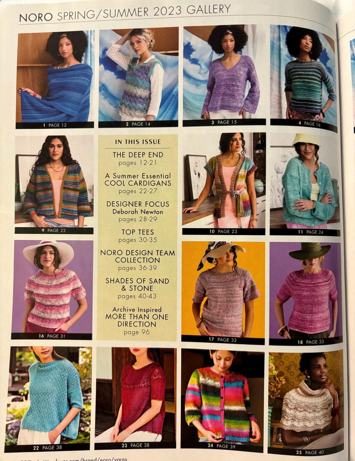 Noro Knitting & Crochet Magazine Pattern Issue 22 - Women’s Poncho ...