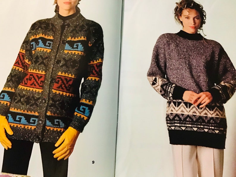 Knitting Pattern Pingouin Magazine No. 137 Women’s Dress Cardigan ...