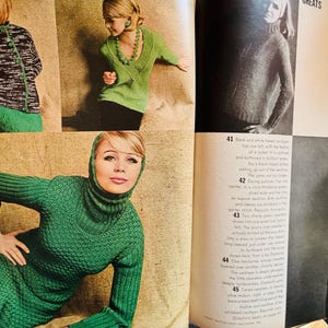 Vogue Knitting Book - Fall & Winter 1964 - Over 50 Designs - Women’s ...