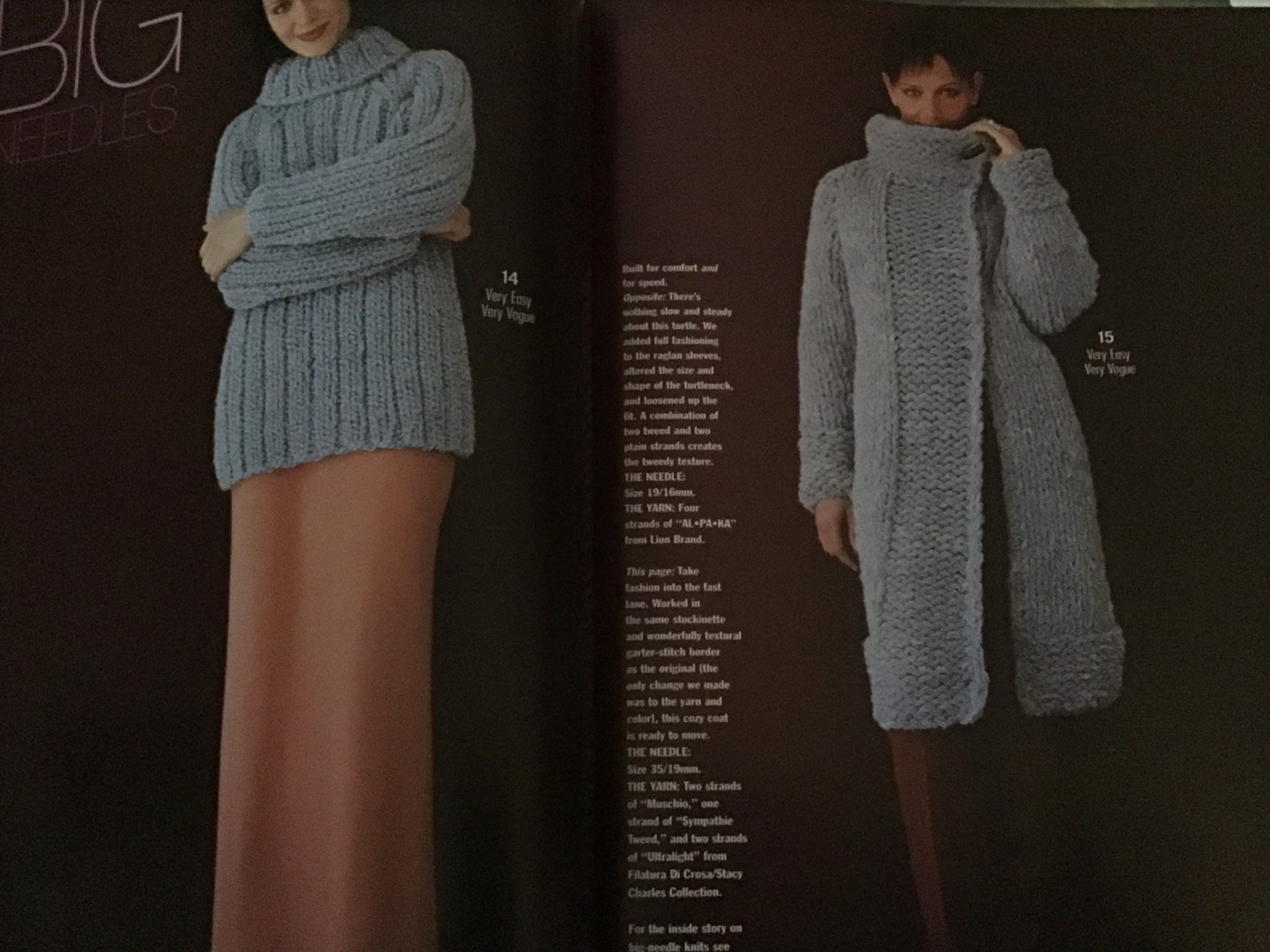 Vogue Knitting Pattern International Magazine Fall 1999 | Etsy