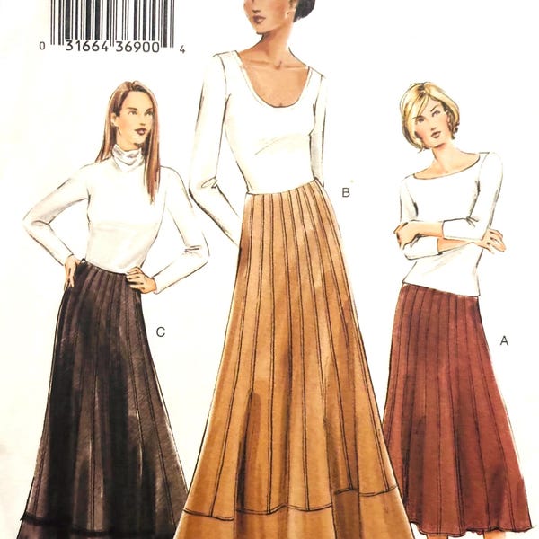 8 Gore Skirt Pattern - Etsy