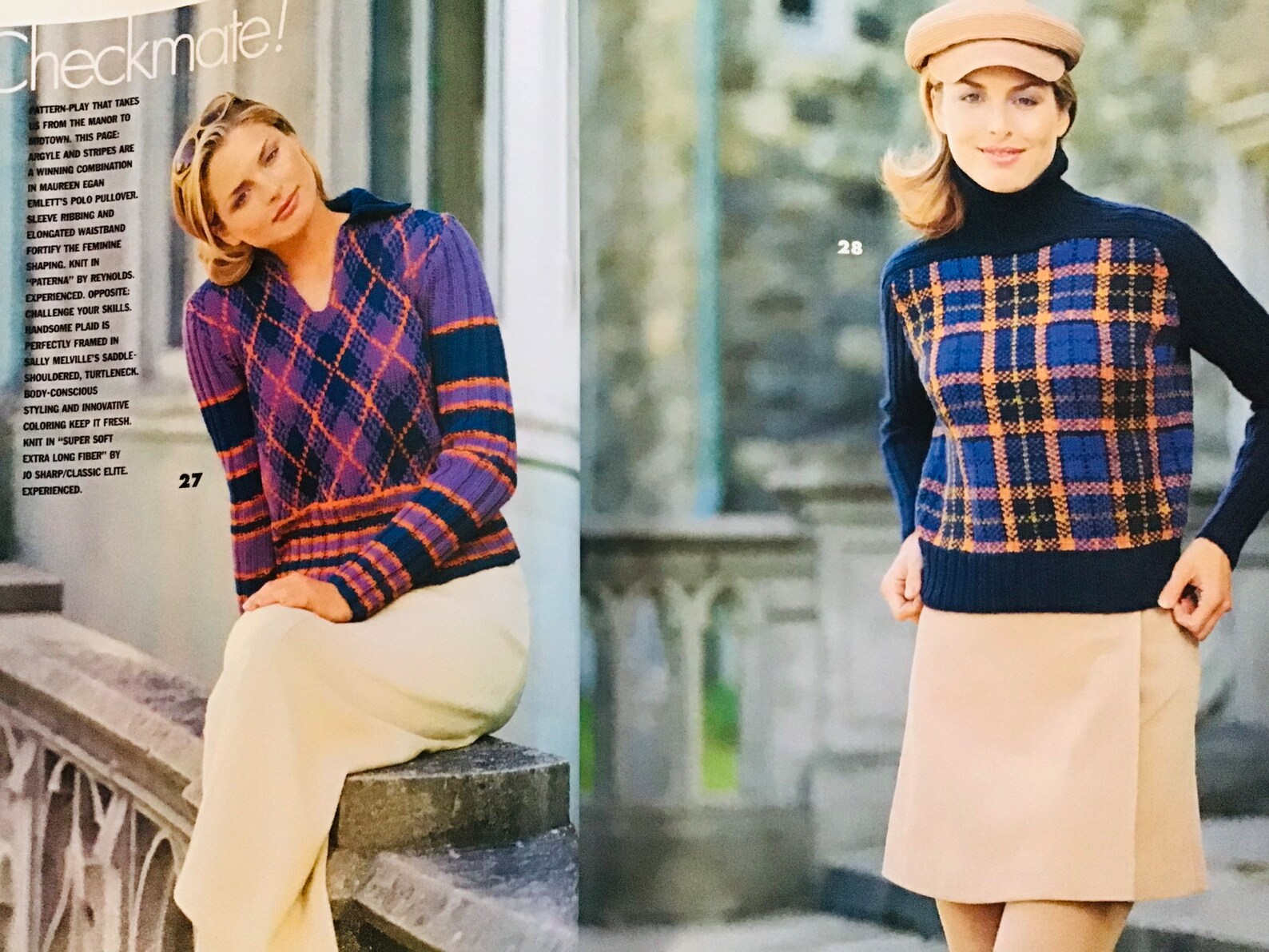 Vogue Knitting International Magazine Pattern Winter 1997/98 - 35 ...