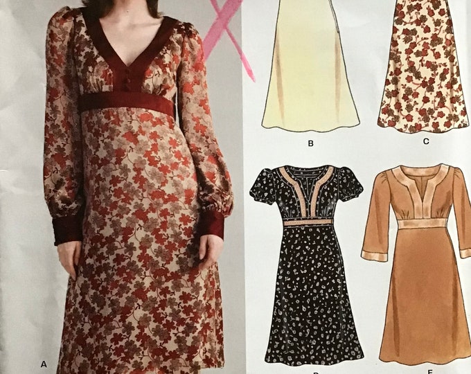 Sewing Pattern New Look 6615 Women’s Dress - Size 10-12-14-16-18-20-22 ...