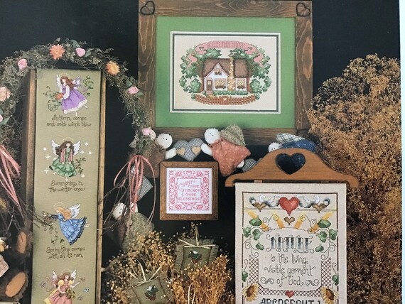 Debra Designs Cross Stitch Pattern Earth Angel Blessings - Etsy