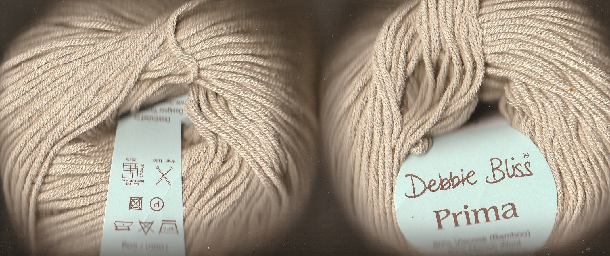 Debbie Bliss Prima Wool Yarn 80% Viscose/ 20 Merino Wool - Etsy