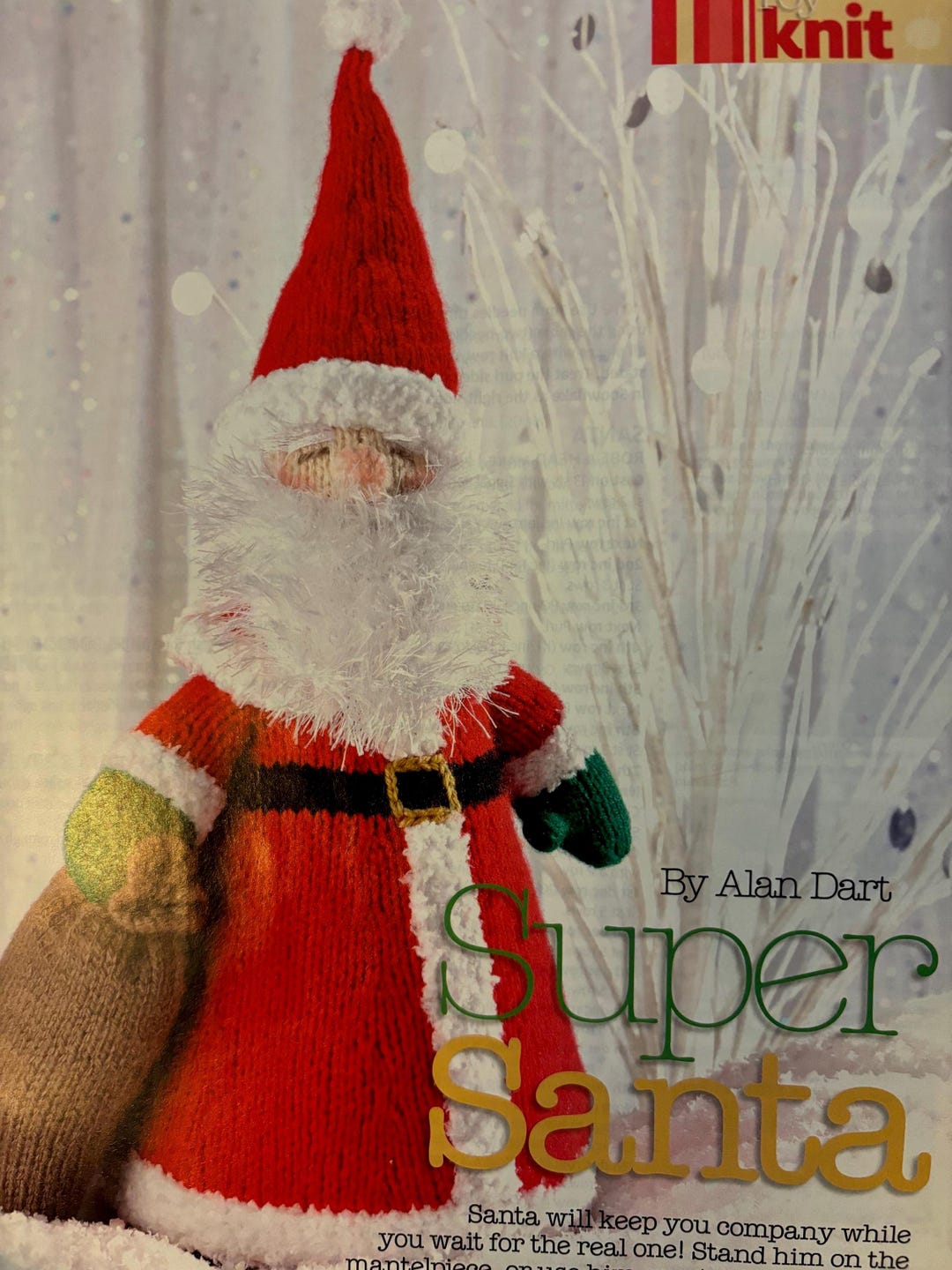 Simply Knitting Pattern Magazine Issue 46 Alan Darts Santa Claus Womens ...