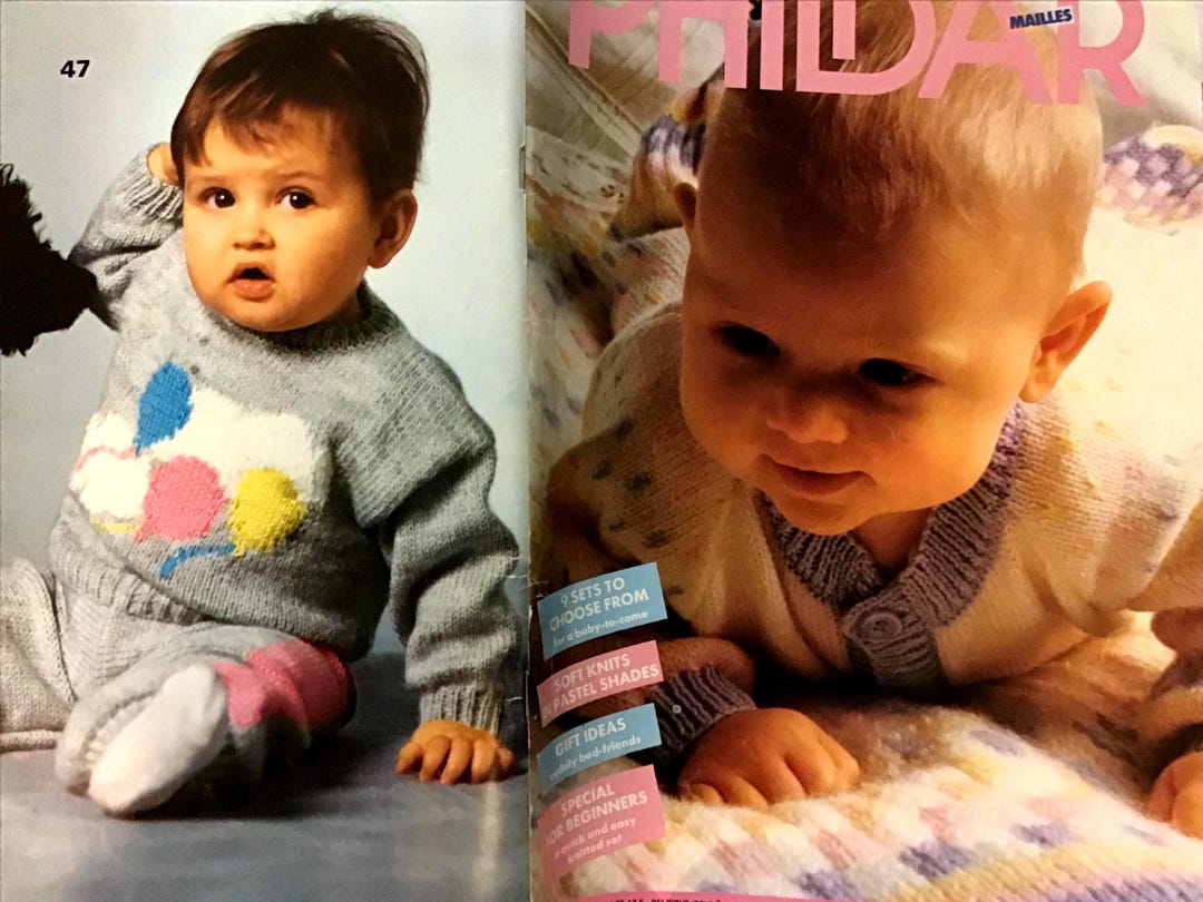 Phildar Baby Knitting Pattern Baby to Toddler Dress No. 130 - Etsy