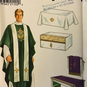 Sewing Pattern Simplicity 7950 Mens Womens Long & Short Stole ...