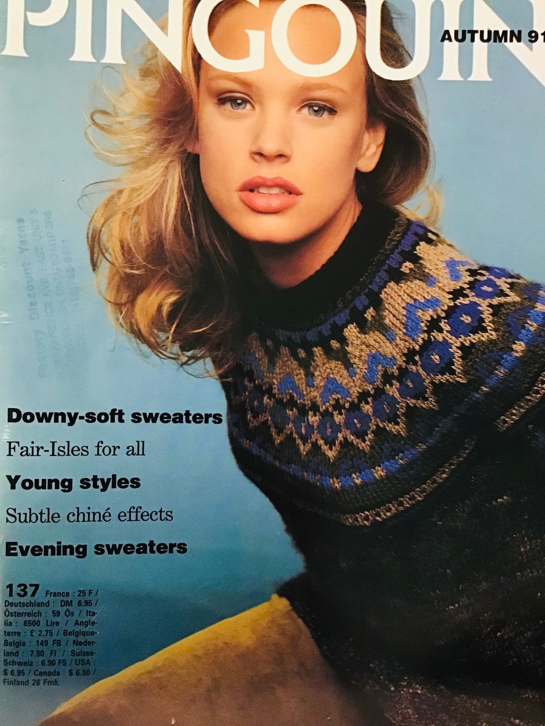Knitting Pattern Pingouin Magazine No. 137 Women’s Dress Cardigan ...