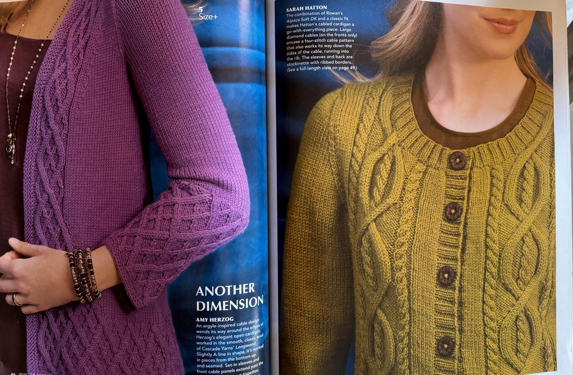 Vogue Knitting International Magazine Pattern Winter 2018/19 Women’s ...