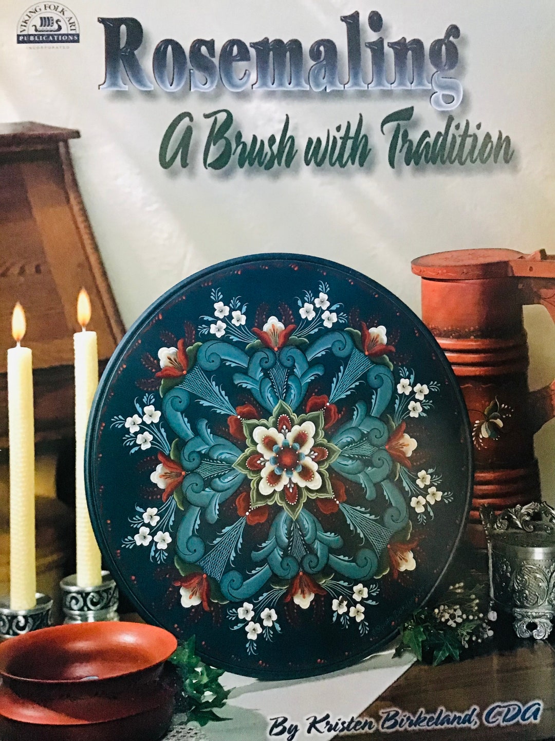 Tole Painting Pattern Book Rosemaling A Brush With Tradition Lazy Susan ...