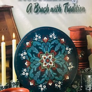 Tole Painting Pattern Book Rosemaling A Brush With Tradition Lazy Susan ...