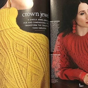 Vogue Knitting Pattern International Magazine Early Fall 2018 Women’s ...