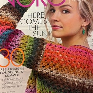Noro Knitting & Crochet Magazine Pattern Issue 22 - Women’s Poncho ...