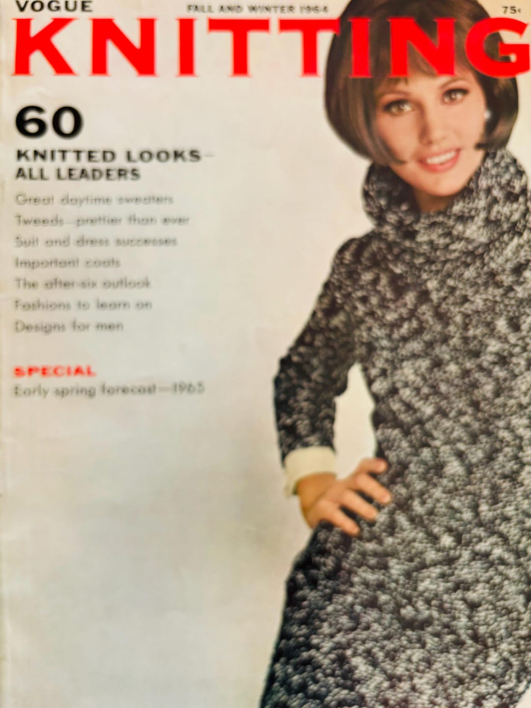 Vogue Knitting Book - Fall & Winter 1964 - Over 50 Designs - Women’s ...