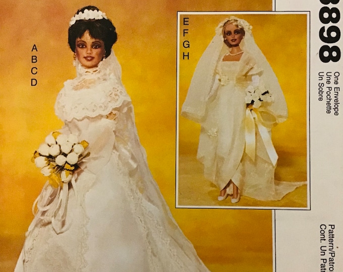 Sewing Pattern Simplicity 5913/museum Collection 11 1/2" (29 Cm) Barbie ...