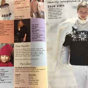 Sandra Knitting Magazine Pattern November 1999 Women’s Children’s ...