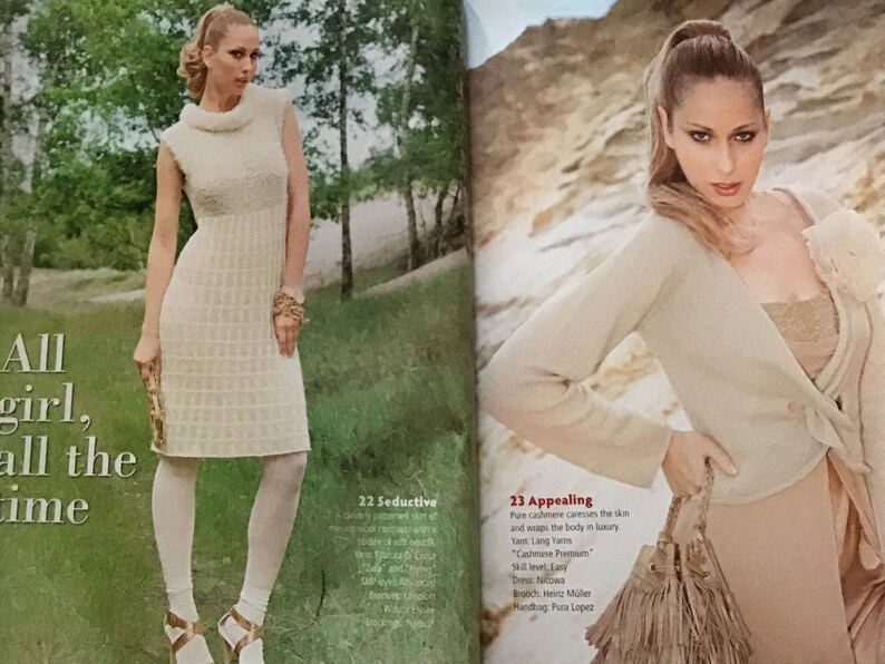 Burda Verena Knitting Pattern Magazine 50 Patterns Aran Knits - Etsy