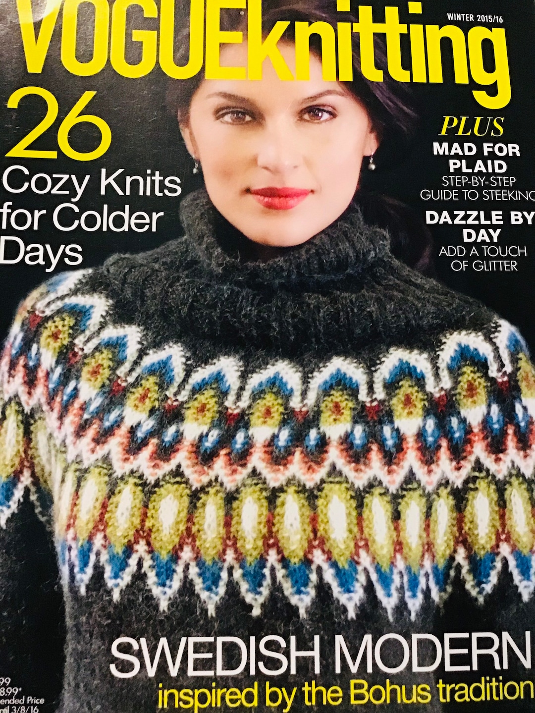 Vogue Knitting Pattern International Winter 2015/16 Women’s Sweater ...