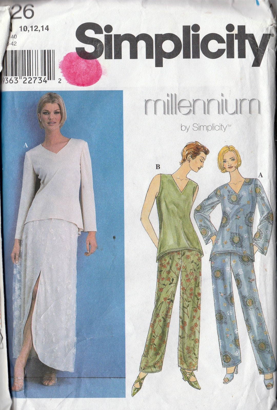 Sewing Pattern Simplicity 8626 Women' Misses' Skirt, Pant and ...