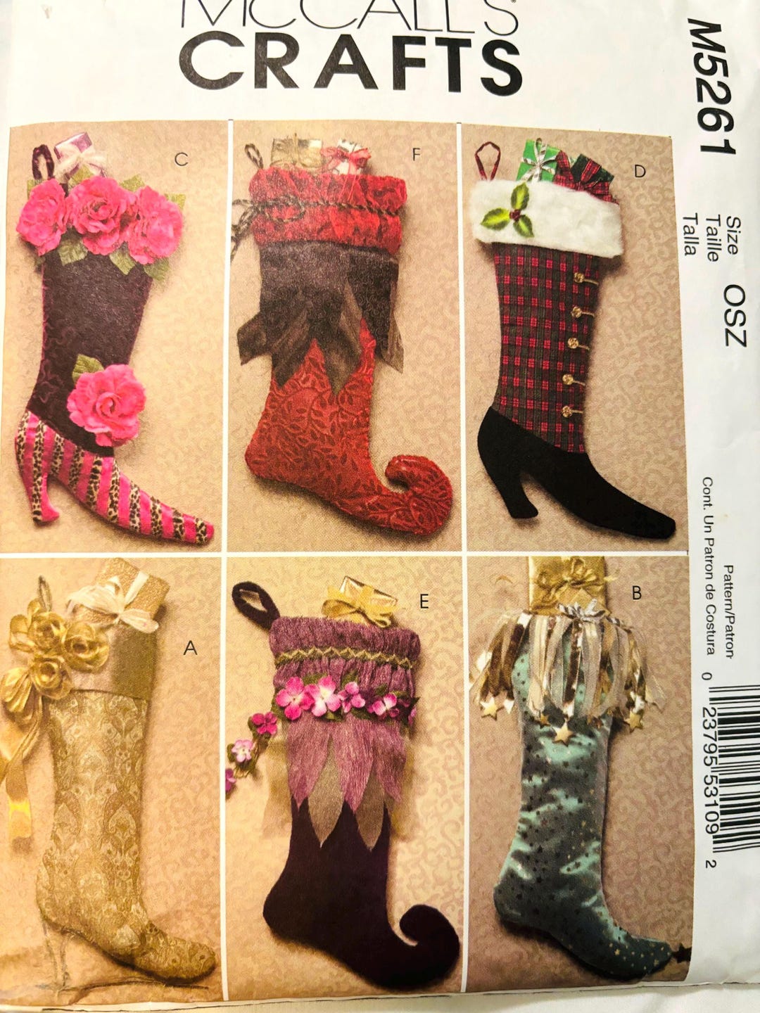 Mccall’s 5261 Sewing Pattern -stockings - 6 Designs - Uncut FF - Etsy