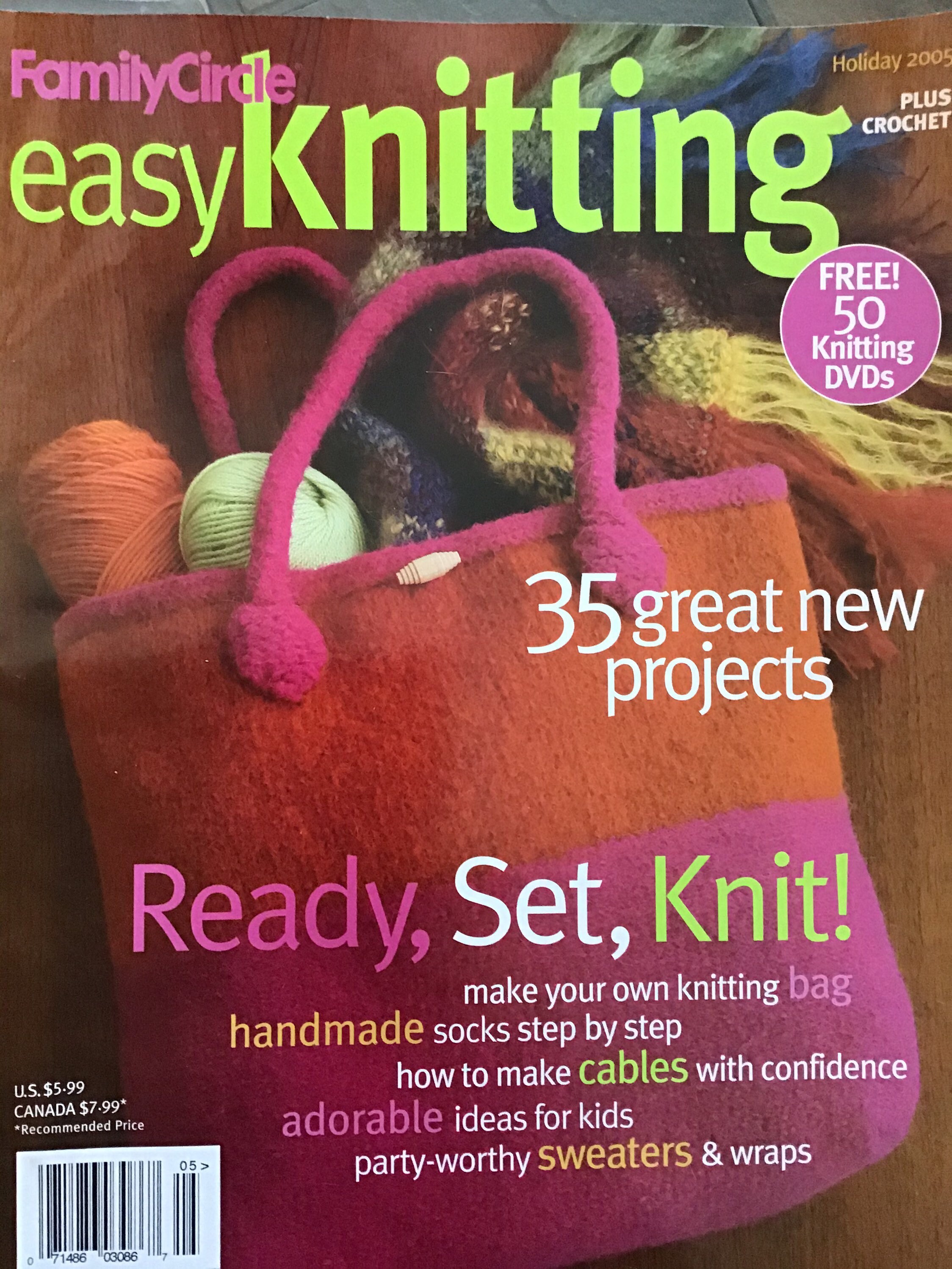 Family Circle Easy Knitting Magazine Holiday 2005 Felt Purse - Etsy Ireland