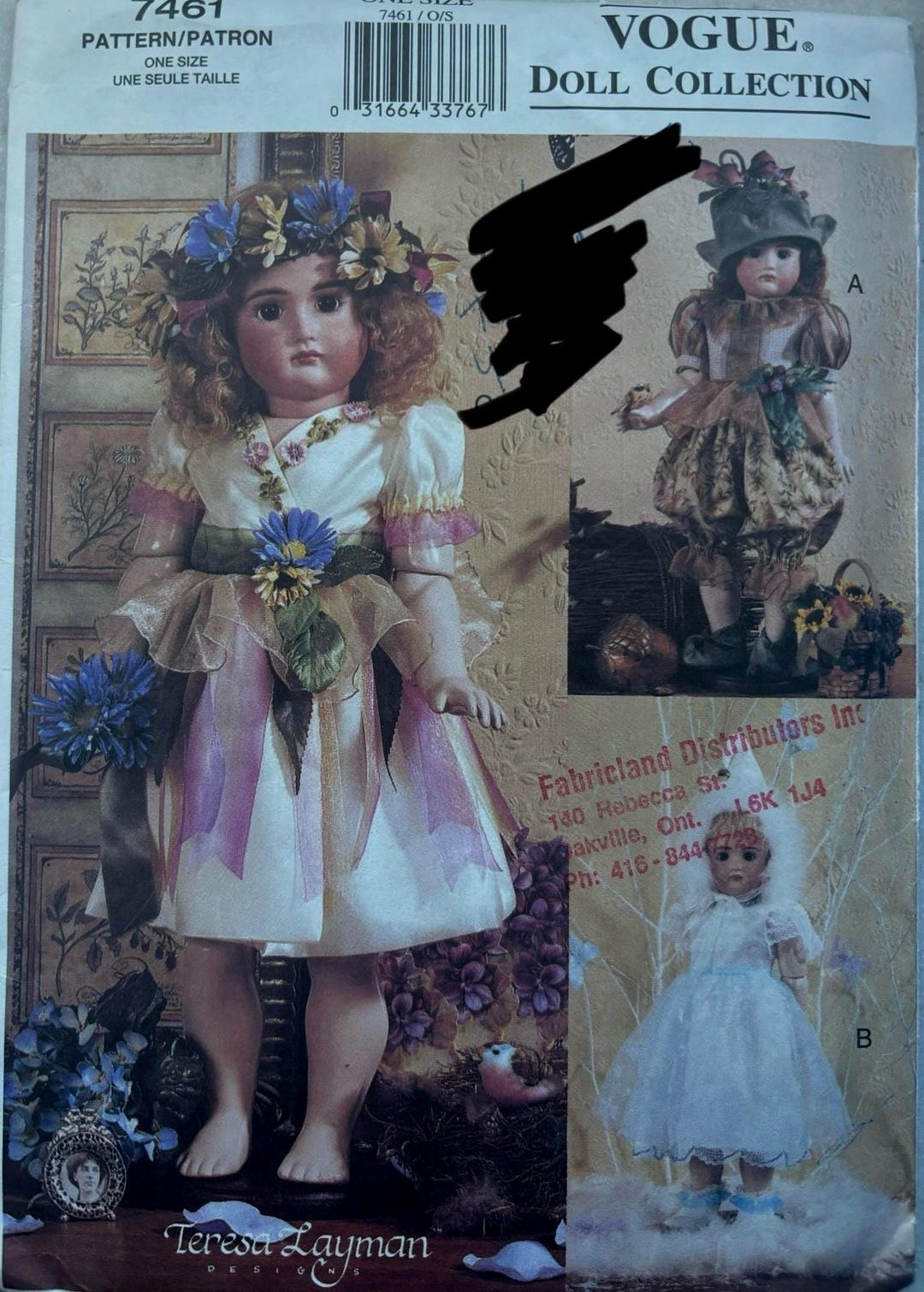 Vogue 7461 Sewing Pattern Teresa Layman Victorian Heirloom Costumes 18 ...
