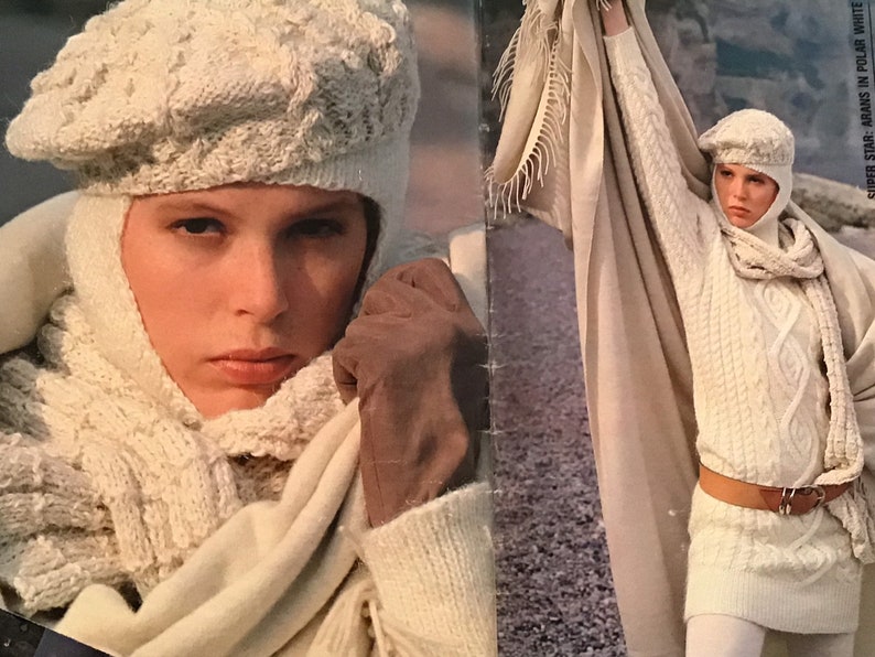 Knitting Pattern Pingouin Magazine No. 76 Womens Aran | Etsy