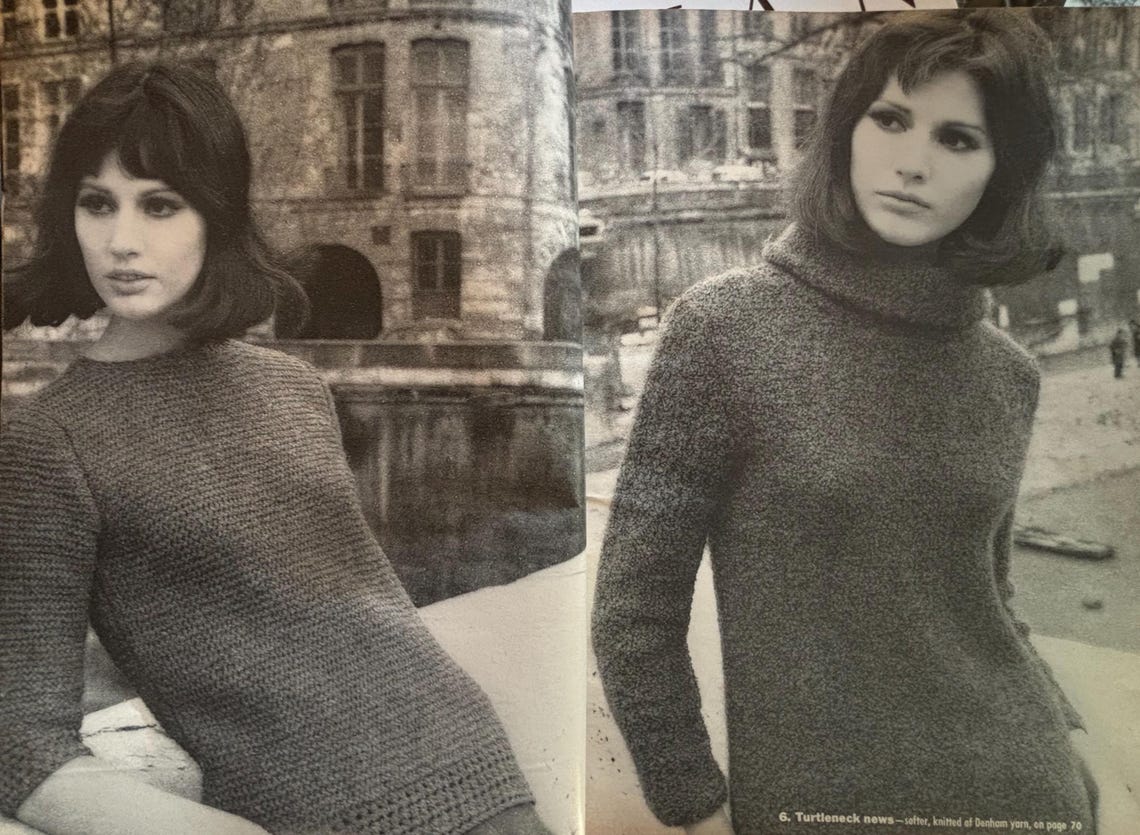 Vogue Knitting Book - Fall & Winter 1964 - Over 50 Designs - Women’s ...