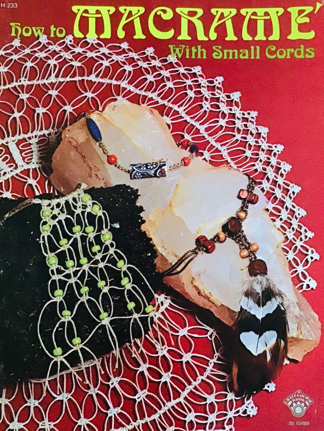 Macrame Book - Macrame With Small Cords - Choker Necklace Doily ...