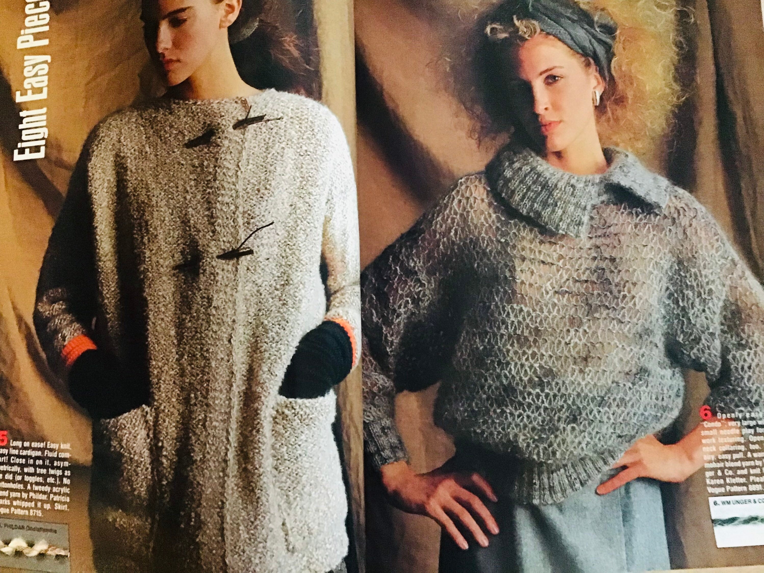 Vogue Knitting International Magazine Autumn Winter 1984 - Women’s ...