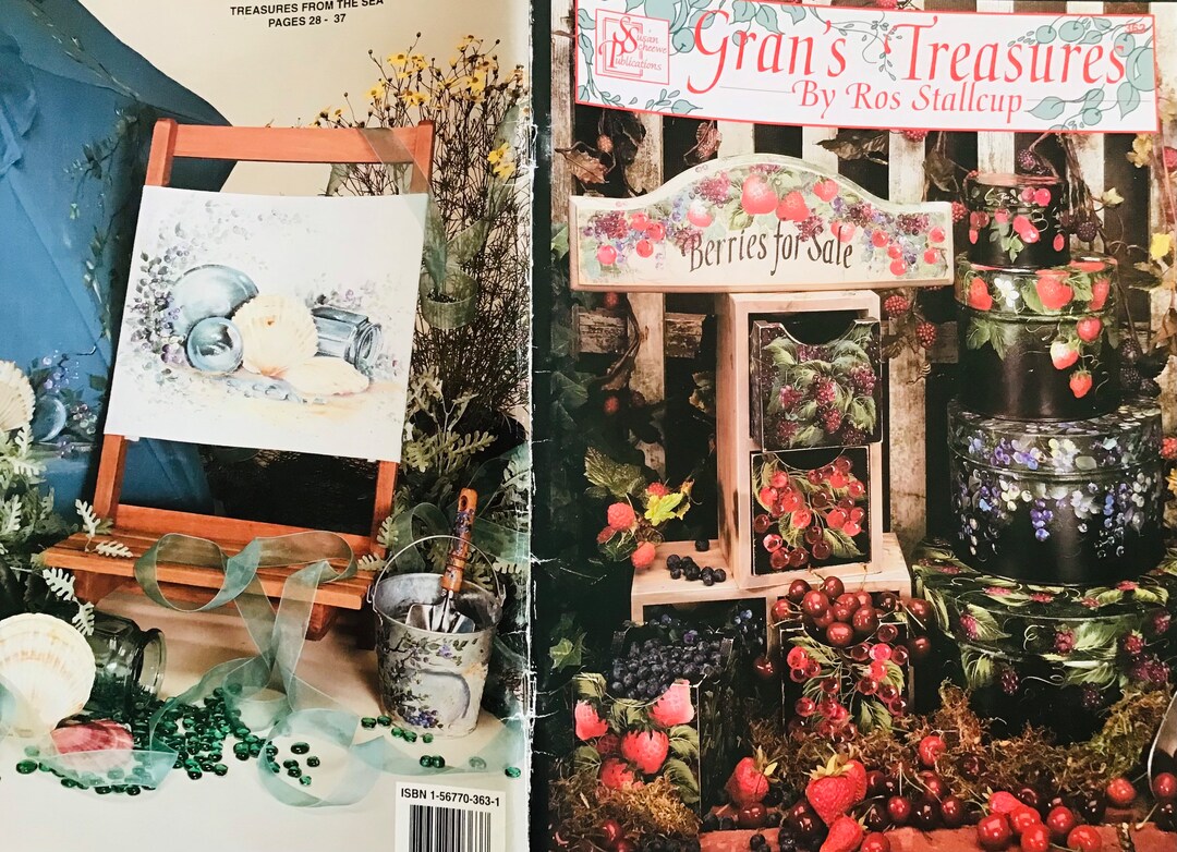Tole Painting Pattern Book - Gran's Treasures - Roses, Four Seasons ...
