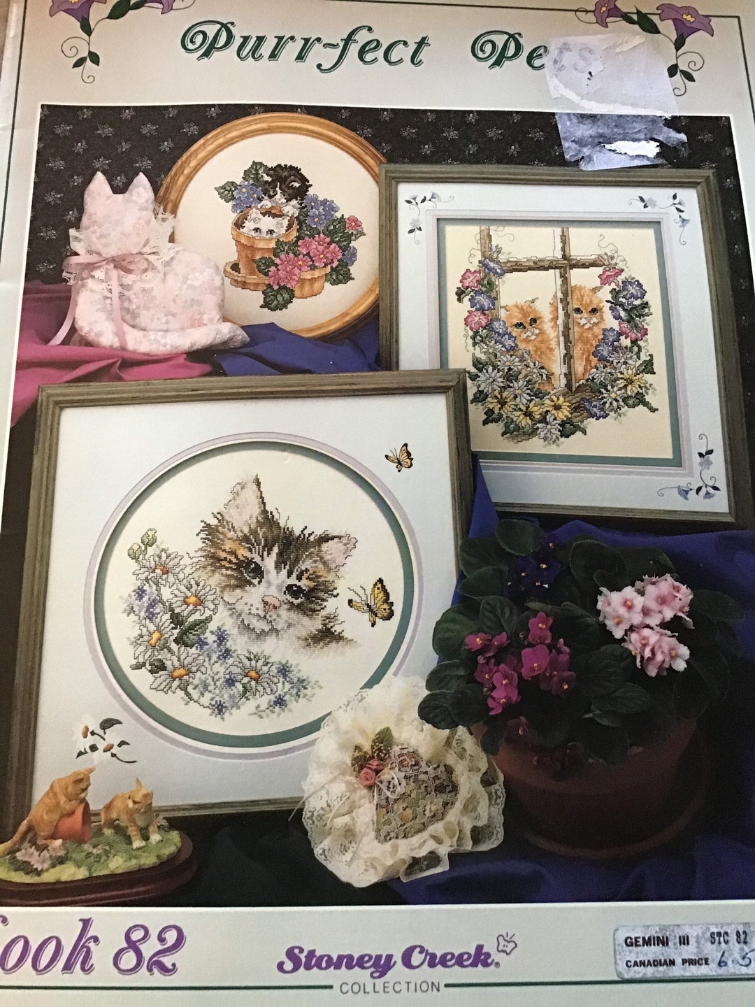 Cross Stitch Pattern Stoney Creek Collection Book 82 - Purr-fect Pets ...