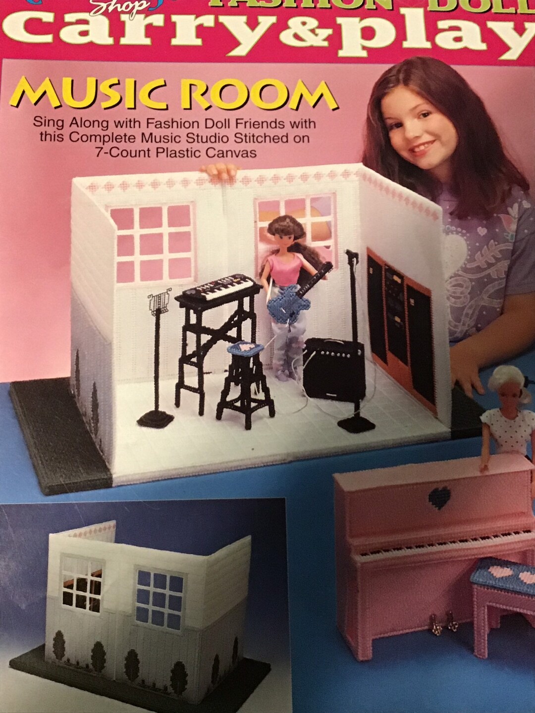 Plastic Canvas Pattern Carry and Play Music Room the Needlecraft Shop ...