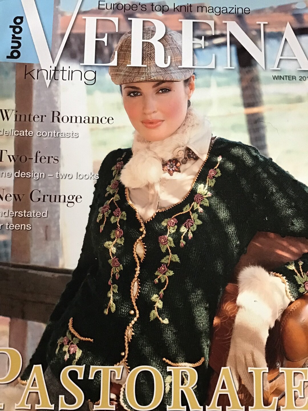Verena Knitting Magazine Pattern Winter 2010 Women's Long Hooded ...