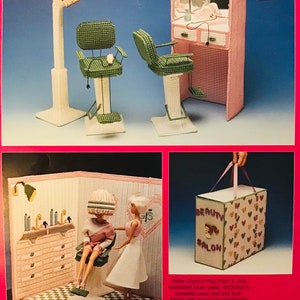 The Needlecraft Shop Plastic Canvas Beauty Salon Hair Dresser Station ...