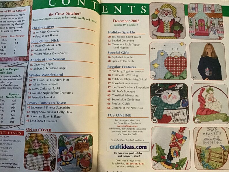 The Cross Stitcher Magazine Pattern 24 Magical Winter - Twas the Night ...