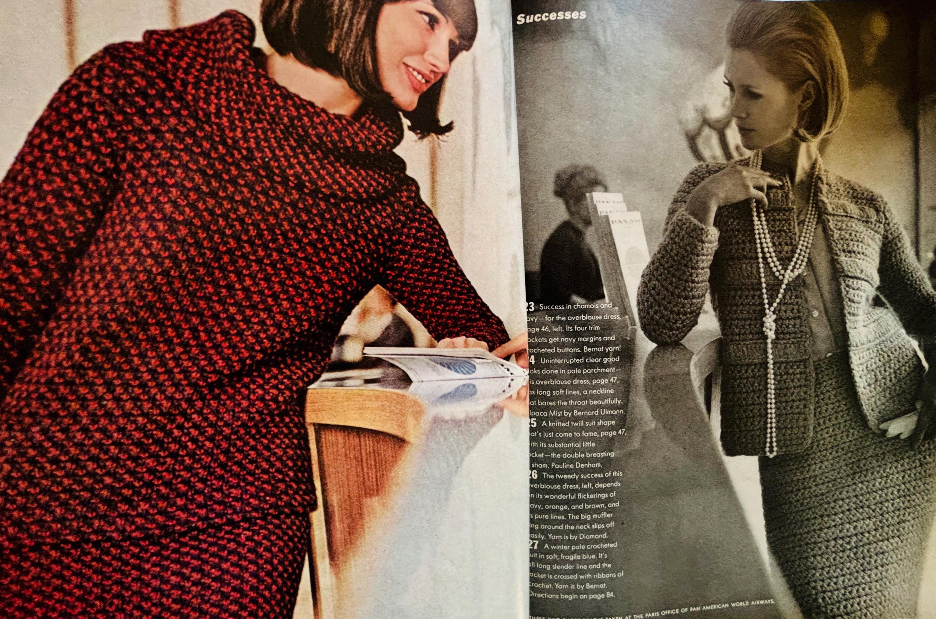 Vogue Knitting Book - Fall & Winter 1964 - Over 50 Designs - Women’s ...