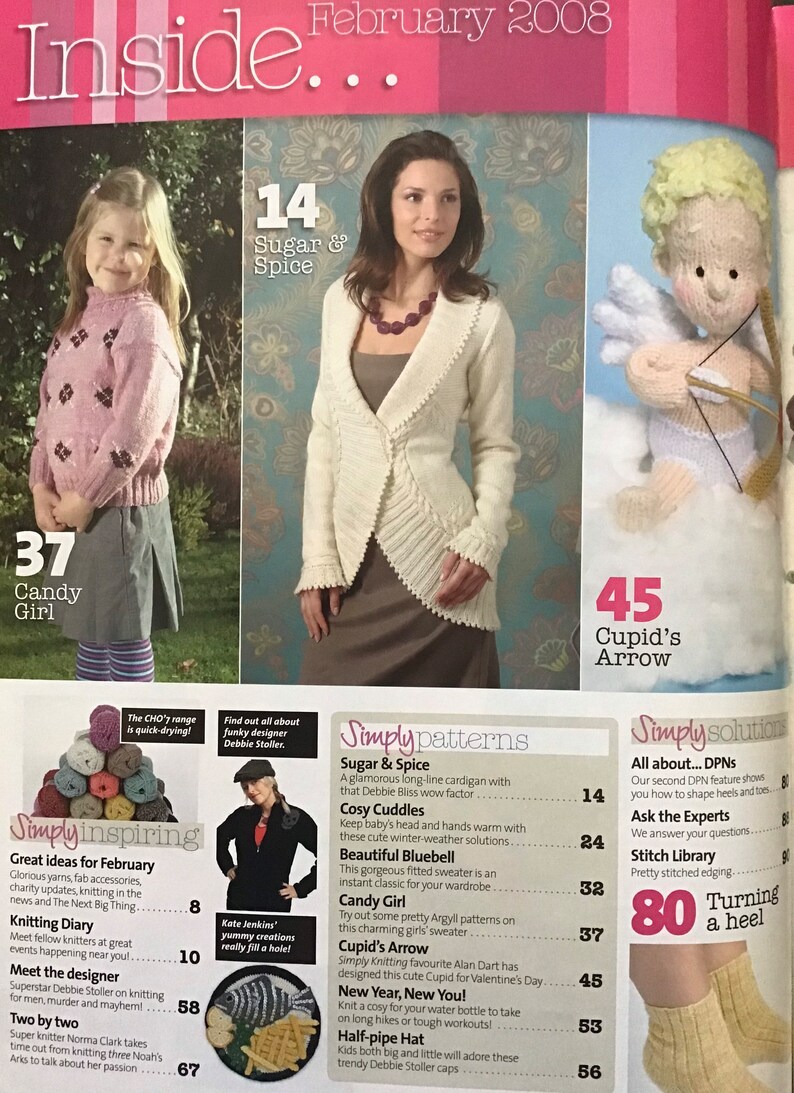 Simply Knitting Pattern Magazine Issue 37 February 20- Alan Dart’s ...